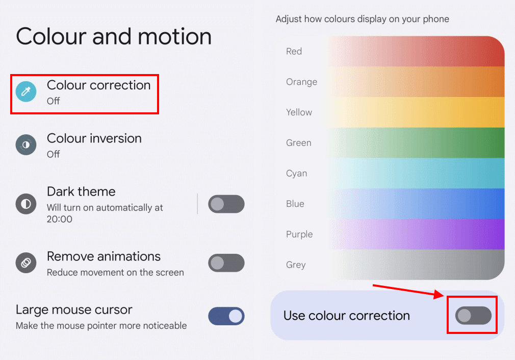 Android Accessibility Part 4 Of 4 Color And Theme Settings Equal Access Information